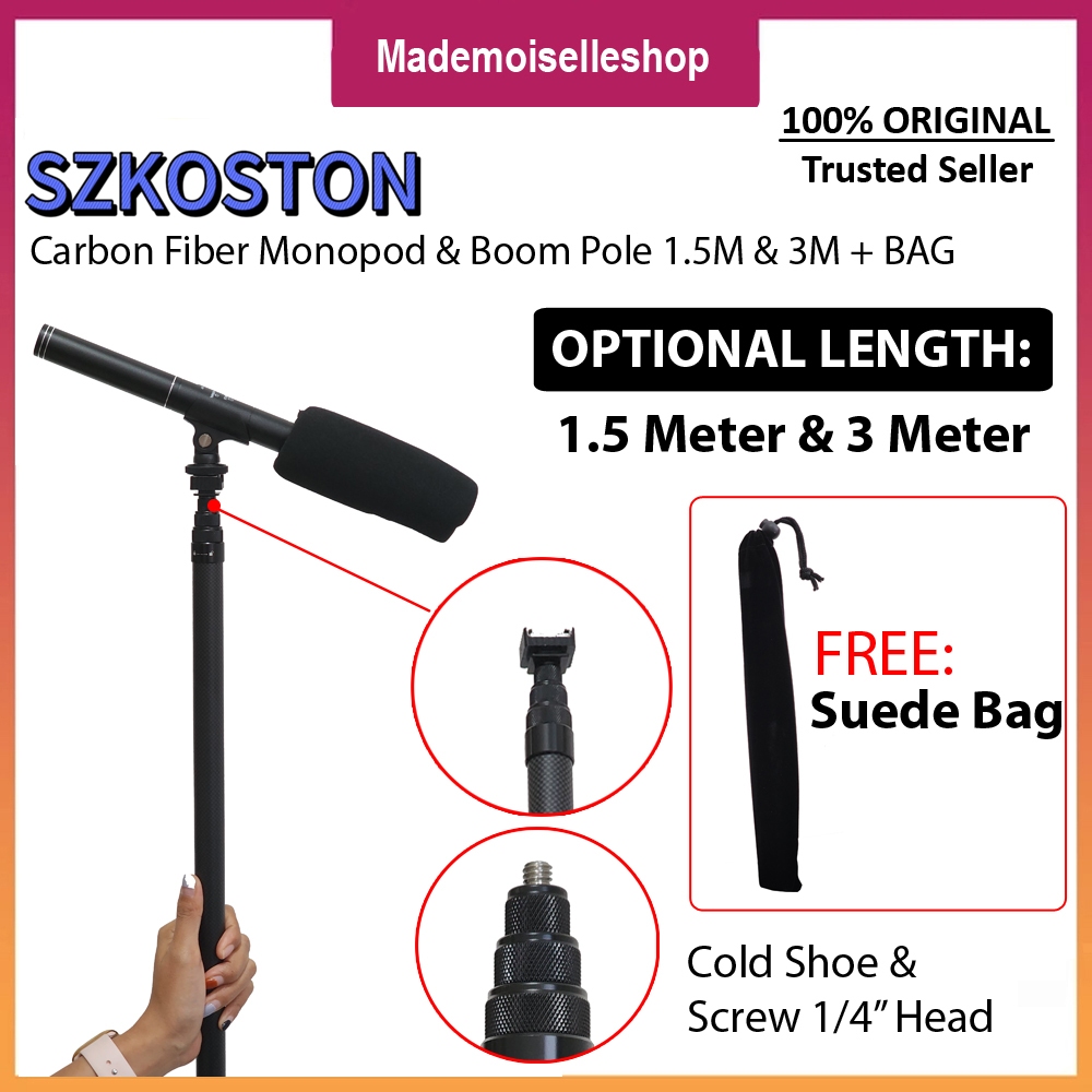 Jual Universal Tiang Boom Pole Microphone ATP-1508 - 1.5 Meter - Holder Microphone - Flash - LED ...