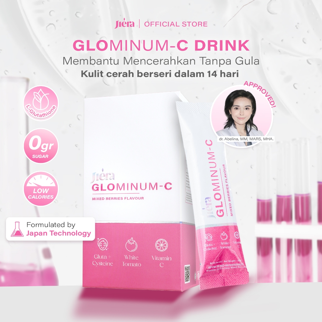 Jual JIERA Glominum-C Drink | Minuman Glutathione & Collagen Drink ...