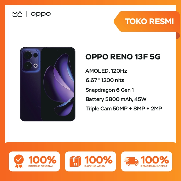Jual Oppo Reno 13 F 5G 12/256GB Garansi Resmi | Shopee Indonesia