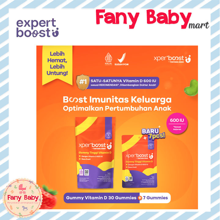 Jual EXPERT CARE BOOST VITAMIN D PAKET 30 HARI / ISI 30 GUMMY & 7 GUMMY ...