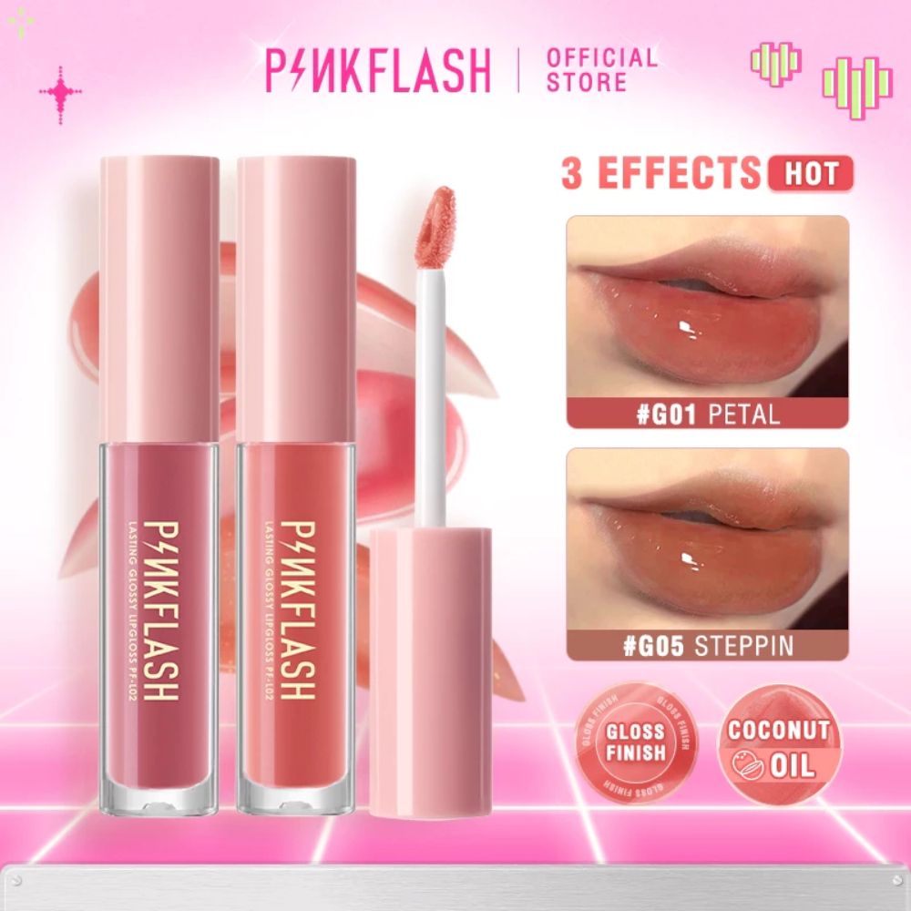 Jual PINKFLASH Oh My Gloss Lasting Glossy Lip Gloss - Lipgloss BPOM ...