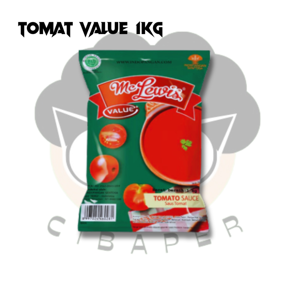 Jual Saus Tomat Value 1kg / Mc Lewis Tomato Ketchup Value 1kg | Shopee ...