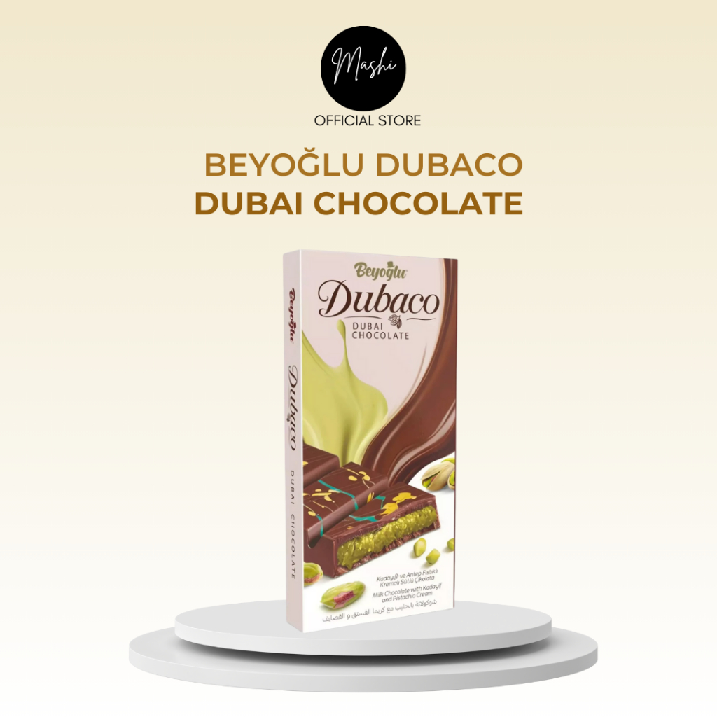 Jual Beyoğlu Dubaco | Dubai Chocolate Pistachio Kunafa | Coklat Viral Dubai | Coklat Dubai ...