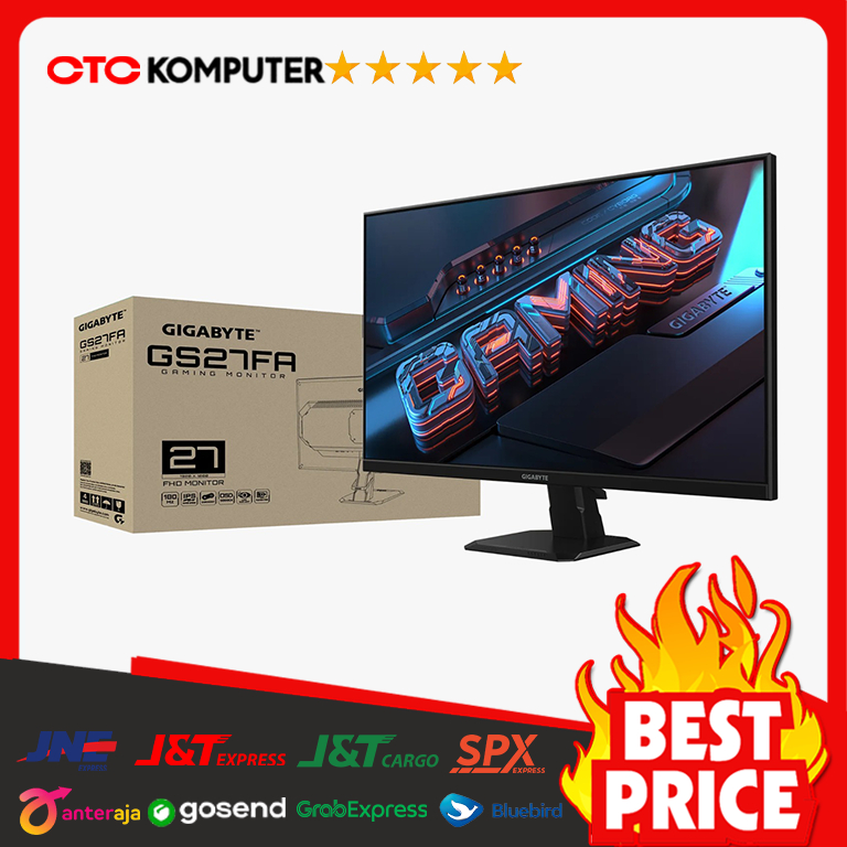 Jual Monitor Gigabyte LED IPS GS27FA - Full HD 180Hz 27" Inch | Shopee ...