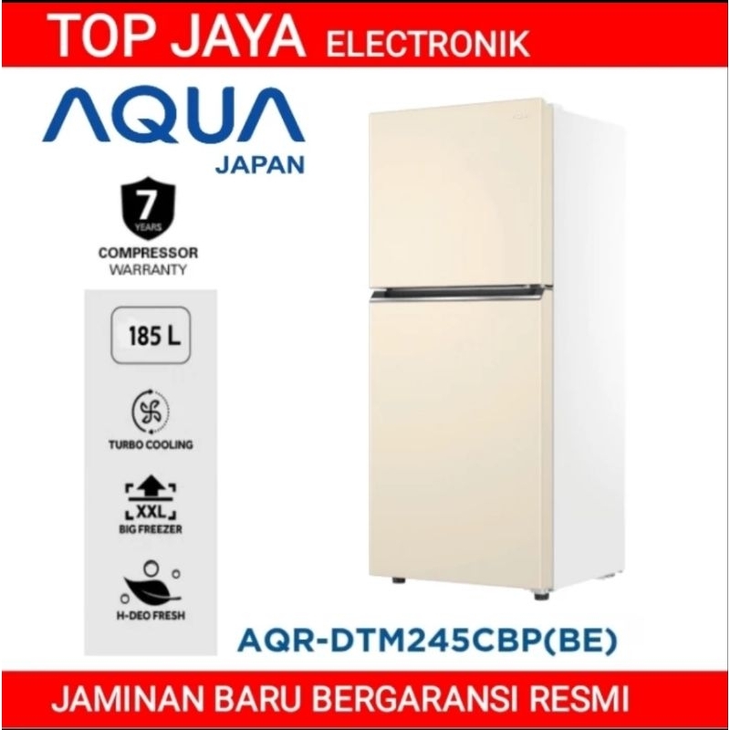 Jual KULKAS AQUA 2 PINTU AQR-DTM245CBP(BE)/AQUA KULKAS 2 PINTU/LEMARI ...