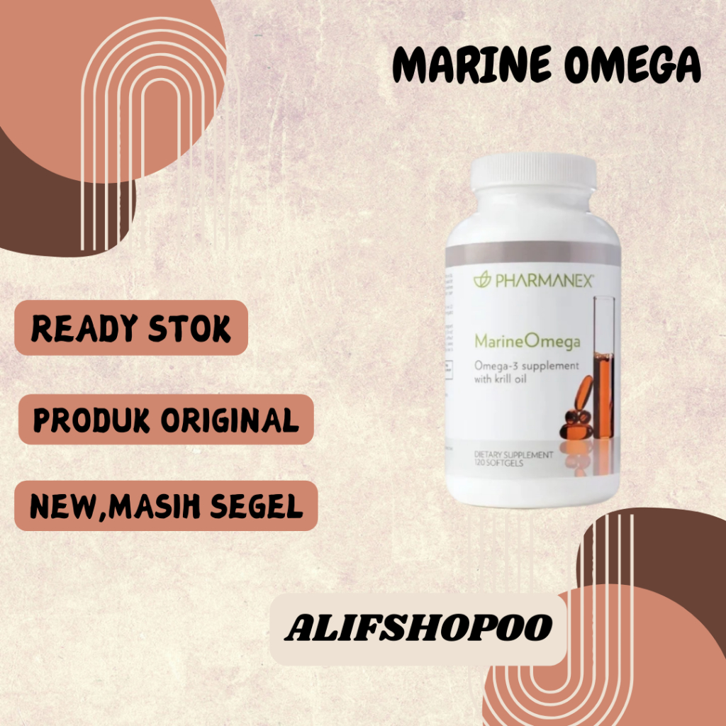Jual Marine 1 Botol Omega 3 ED 08/2025 "Alifshop00" | Shopee Indonesia