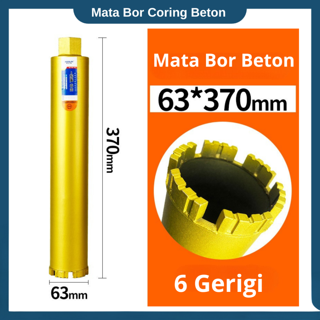 Jual Mata Bor Coring Pelubang Tembok Beton Dan Aspal Holesaw 2,4 inch ...