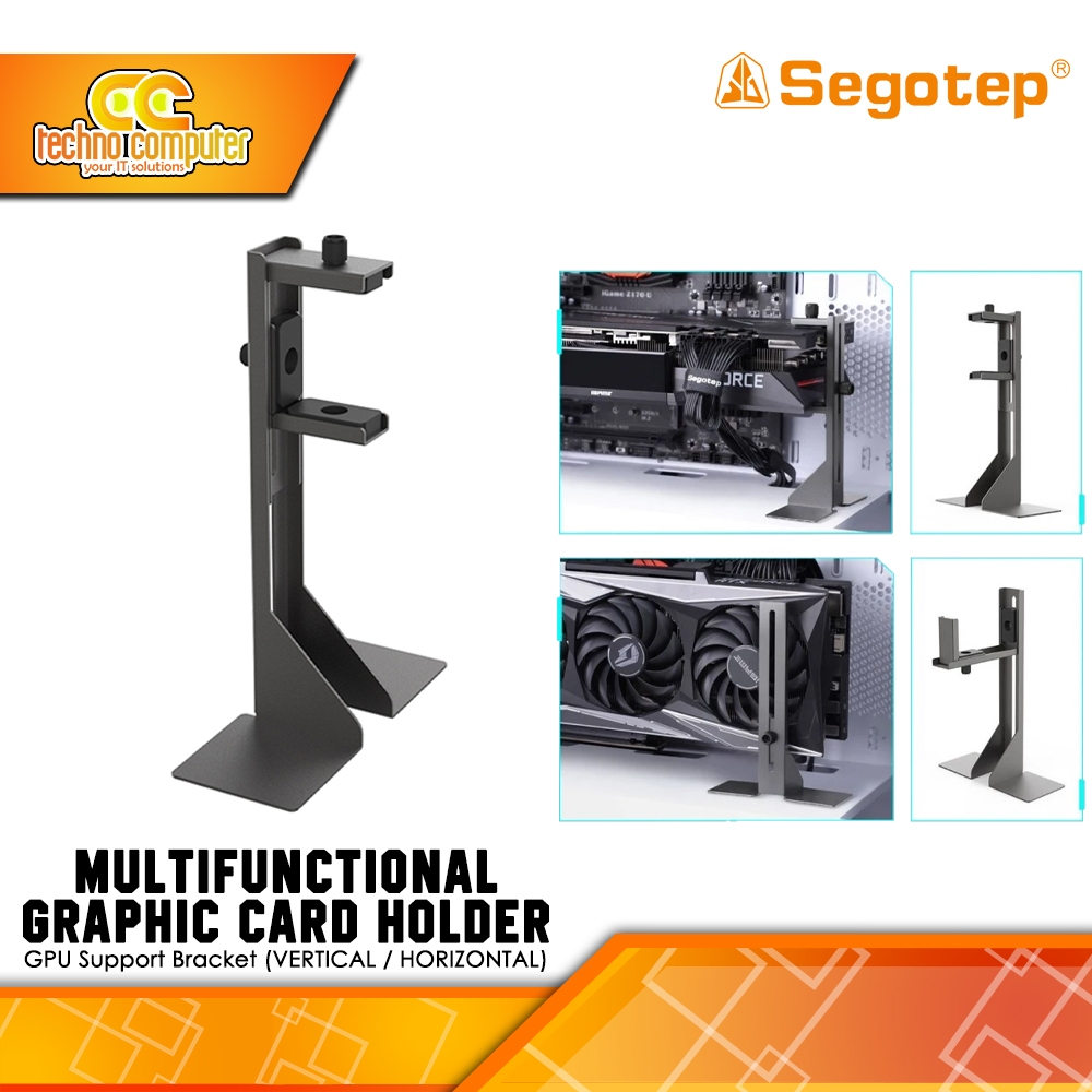 Jual VGA Stand SEGOTEP MULTIFUNCTIONAL GPU Support Bracket Holder ...