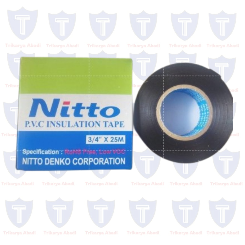Jual Isolasi Nitto / Tape Nitto PVC Insulation 3/4" X 30M | Shopee ...