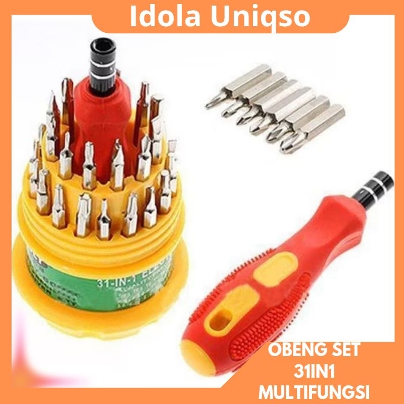 Jual Obeng Set 31IN1 OBENG SET 31 IN 1 MULTI FUNGSI/OBENG HANDPHONE/OBENG MINI SERBAGUNA ...