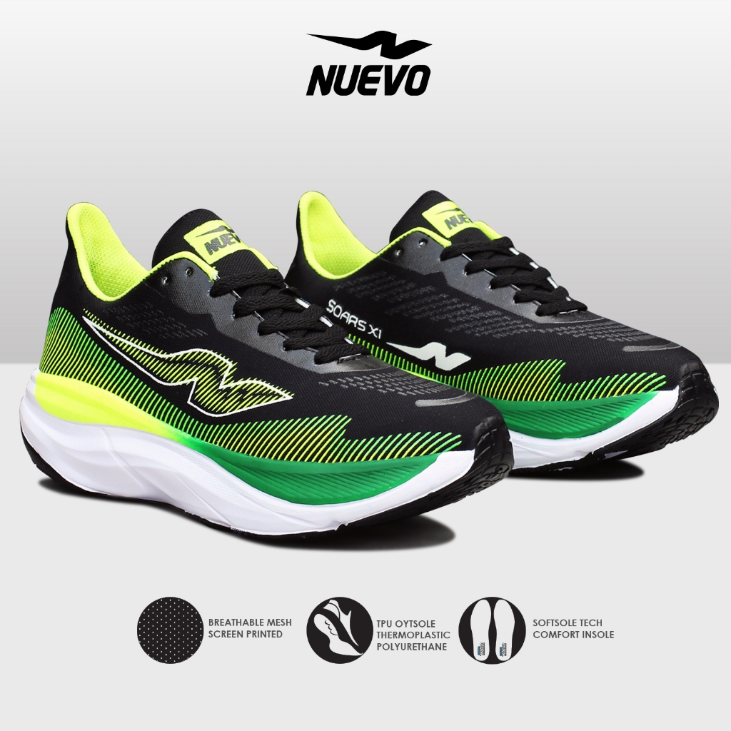 Jual NUEVO - Sepatu Lari Pria Sneakers Olahraga Jogging Running Pria ...