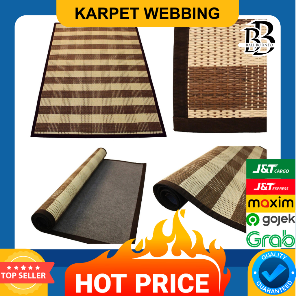 Jual Karpet Rotan Webbing Bali - Tikar Rotan Webbing, Tikar Bali ...