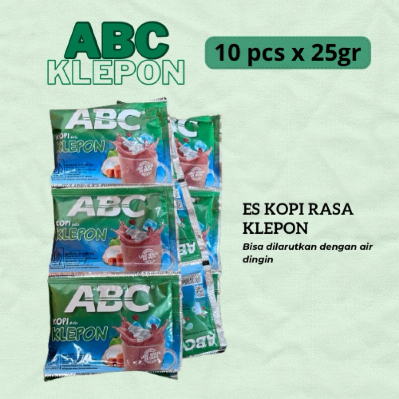 Jual ABC KLEPON Es Kopi Rasa Klepon | Shopee Indonesia