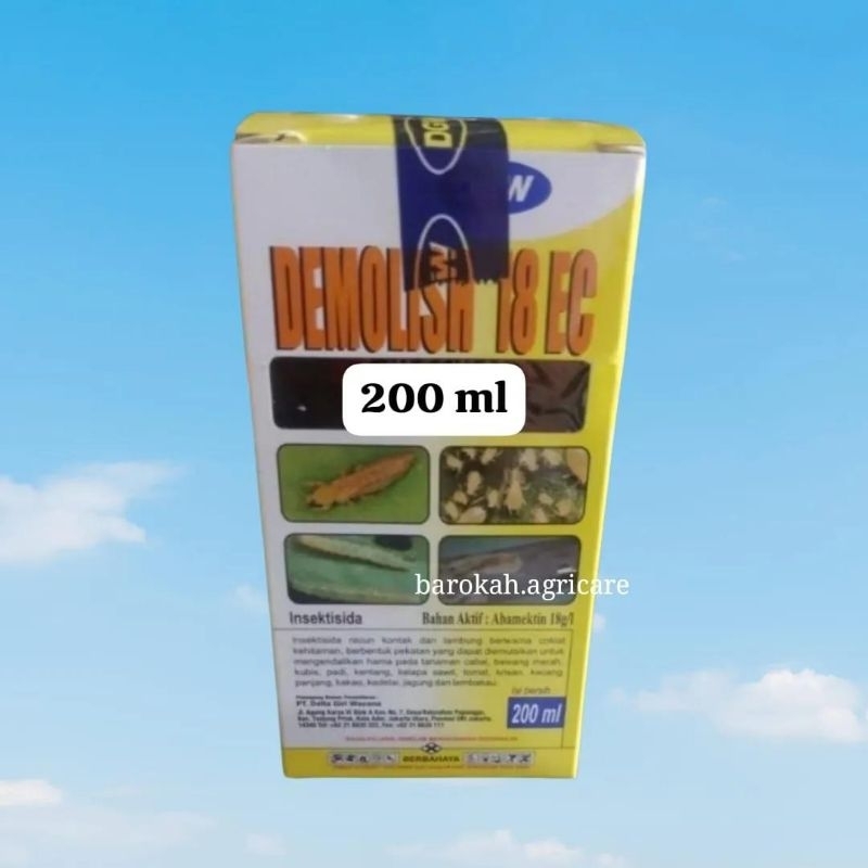 Jual Insektisida DEMOLISH 18EC 200ml abamectin anti Thrips | Shopee ...