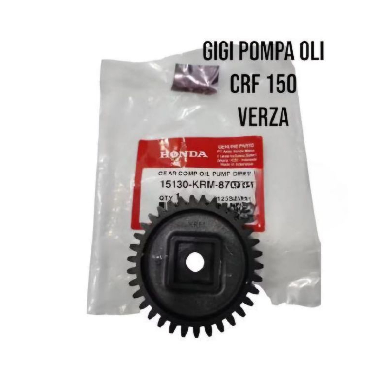 Jual GEAR GIGI POMPA OLI CRF 150 VERZA MEGAPRO MONOSHOCK ORIGINAL | Shopee Indonesia