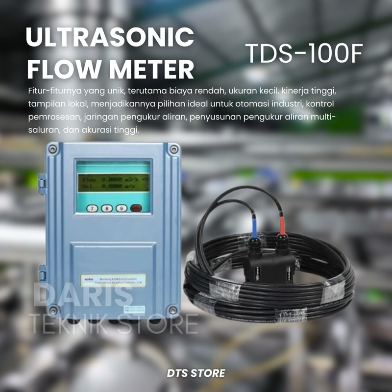 Jual Ultrasonic Flow Meter TDS-100F Transducer 50-700mm TDS100F ...