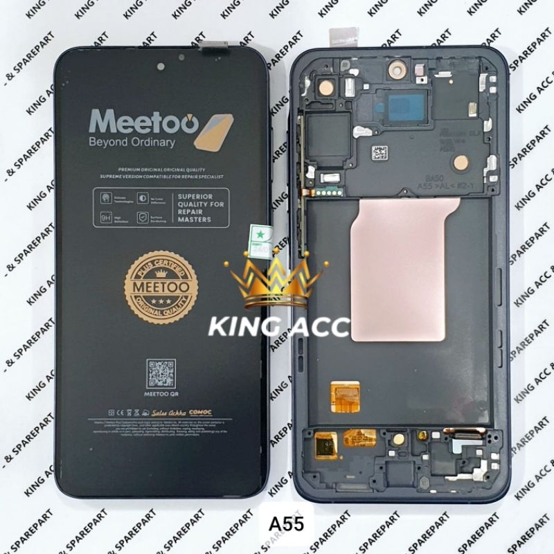 Jual NEW OLED MEETOO LCD TOUCHSCREEN SAMSUNG GALAXY A55 5G / A556 BLACK ...