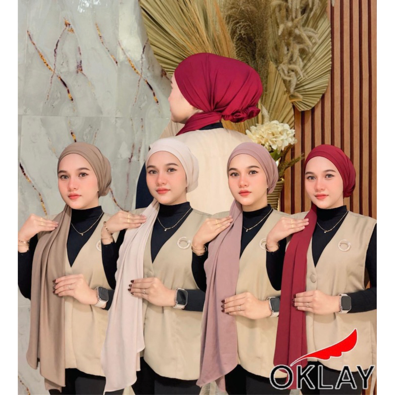 Jual TURBAN INSTAN INNER JERSY/PASMINA TURBAN JERSY | Shopee Indonesia