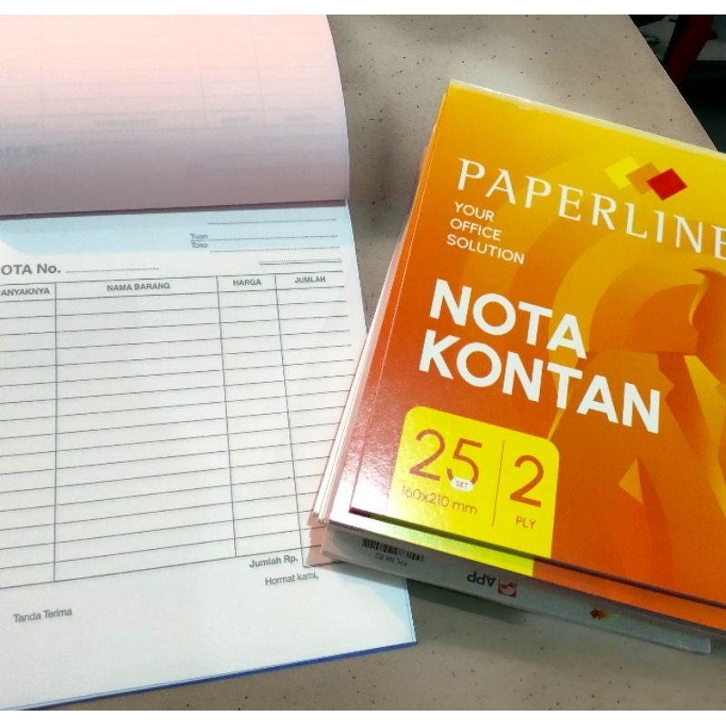 Jual PAPERLINE NOTA KONTAN 2 PLY BESAR UK 16X 21 CM | Shopee Indonesia