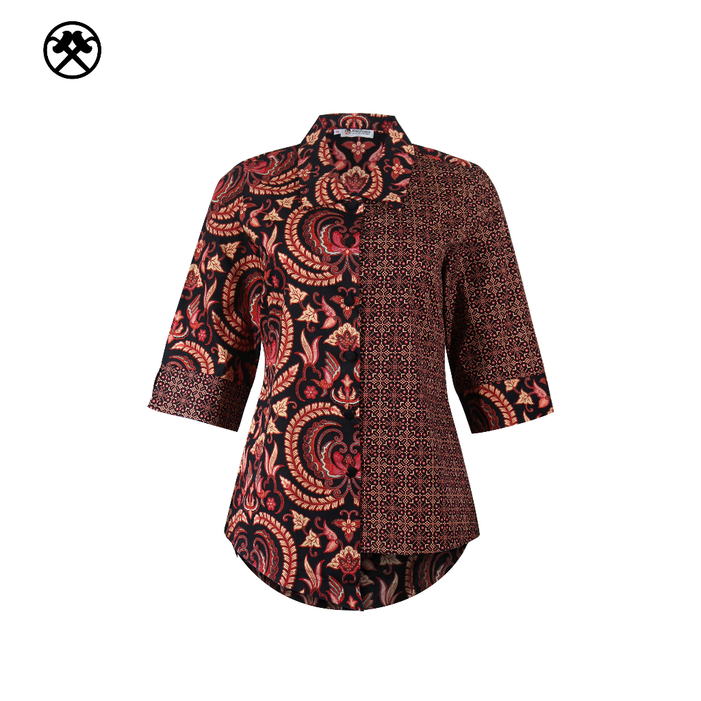 Jual Keris Gallery Blouse Batik Lengan 3/4 Motif Pangestu Aji Kombinasi ...