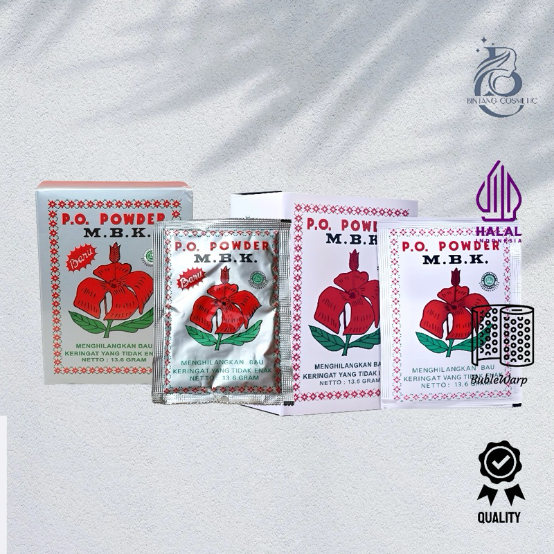 Jual MBK Powder Putih & Silver 14gr 1 Sachet - Penghilang Bau Badan Dan ...