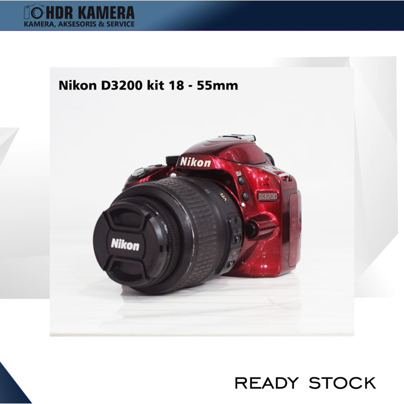 Jual Kamera DSLR Murah Berkualitas Nikon D3200 Kit 18 - 55mm Afs ( second ) | Shopee Indonesia