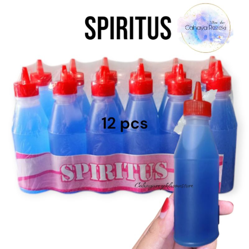 Jual SPIRITUS Cair Botol cuka 80ml | Spirtus cair Biru | spritus ...