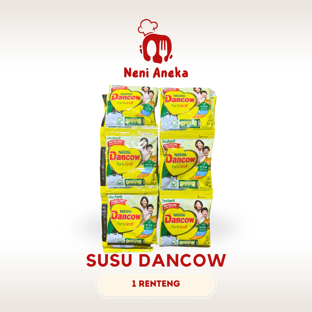 Jual Susu Dancow FortiGro Putih / Susu Dencow - 1 Renteng 27gr ...