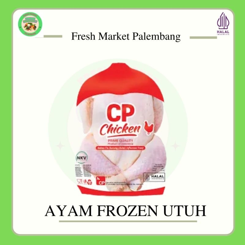 Jual Ayam Potong Frozen Utuh Ukuran 0.9-1kg -Fresh Market Palembang ...