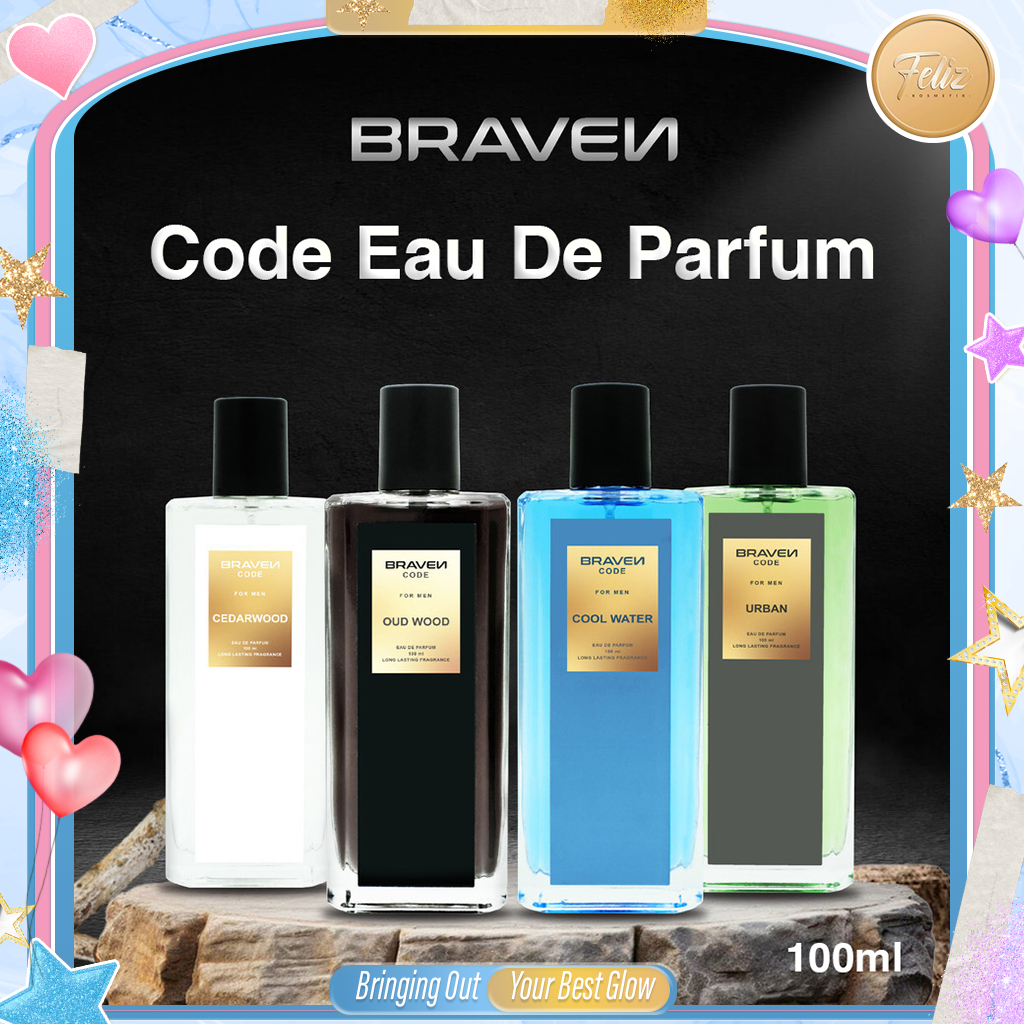 Jual * FELIZ * BRAVEN Code Eau De Parfum 100ml | Shopee Indonesia