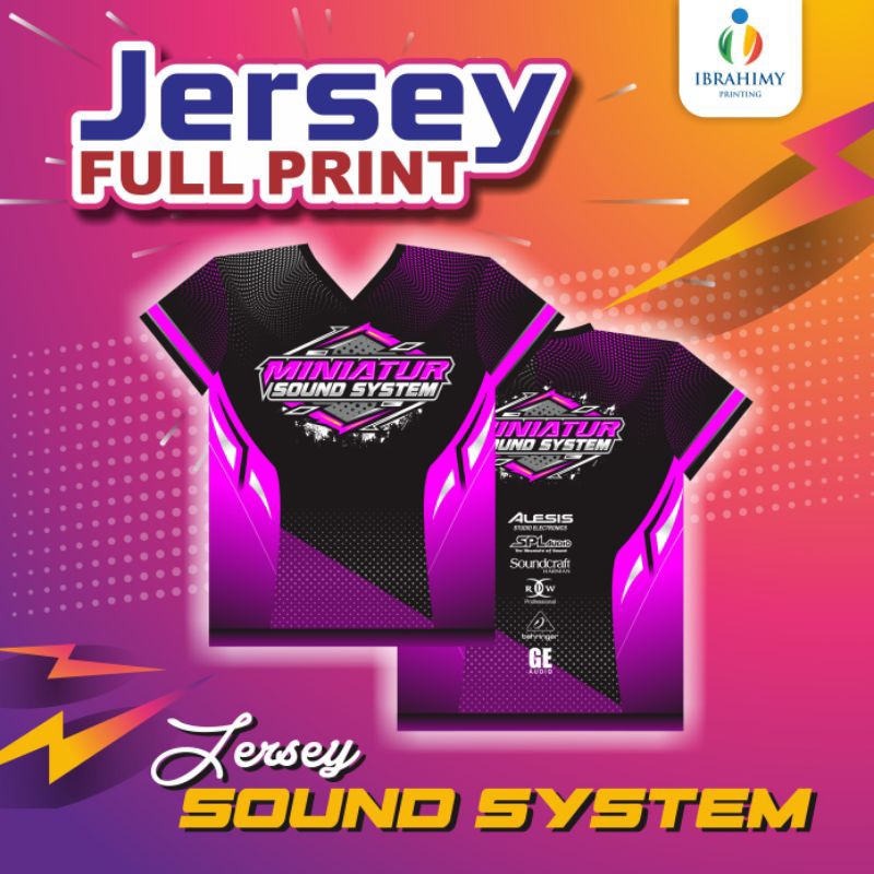 Jual JERSEY SOUND SYSTEM, Jersey full printing | Shopee Indonesia
