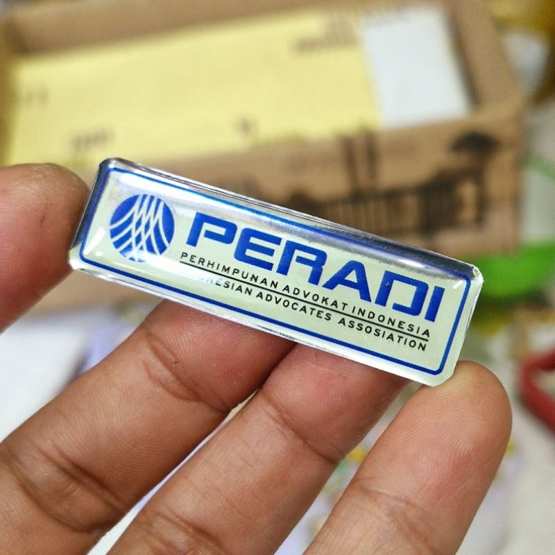 Jual PIN PERADI MAGNET COR RESIN TEBAL - PIN ADVOKAT PERADI - LENCANA ...