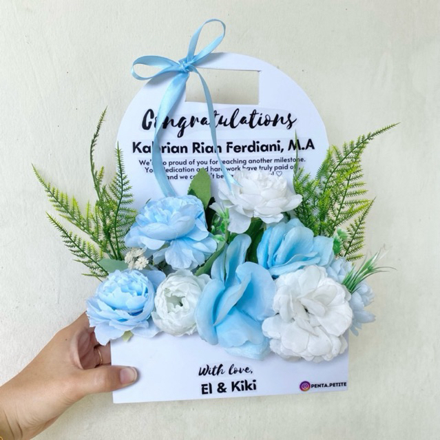 Jual Flower box | Bloom box | Kotak bunga | Buket bunga | Kado wisuda ...