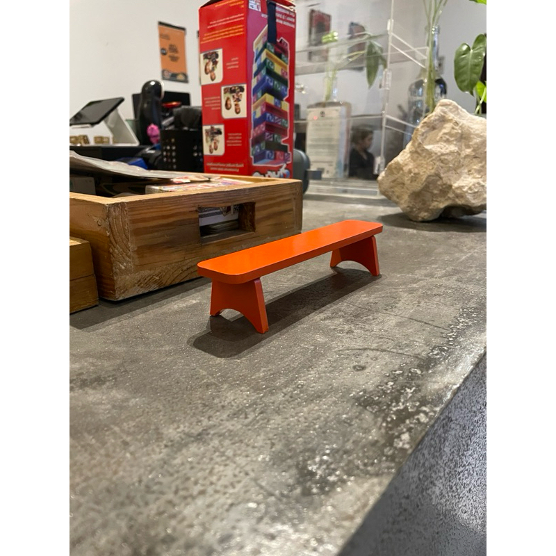 Jual Fingerboard obstacle bench single orange | Shopee Indonesia