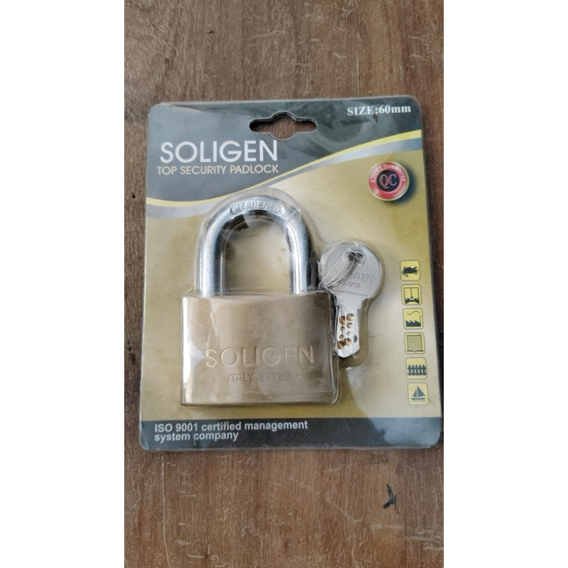 Jual SOLIGEN Gembok Kuningan Komputer Key Leher Panjang / pendek ...