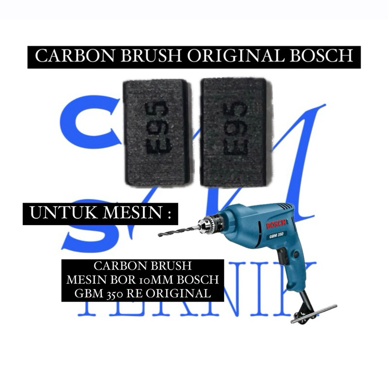 Jual CARBON BRUSH ARANG MESIN BOR BOSCH GBM350RE ORIGINAL ARENG BOR ...