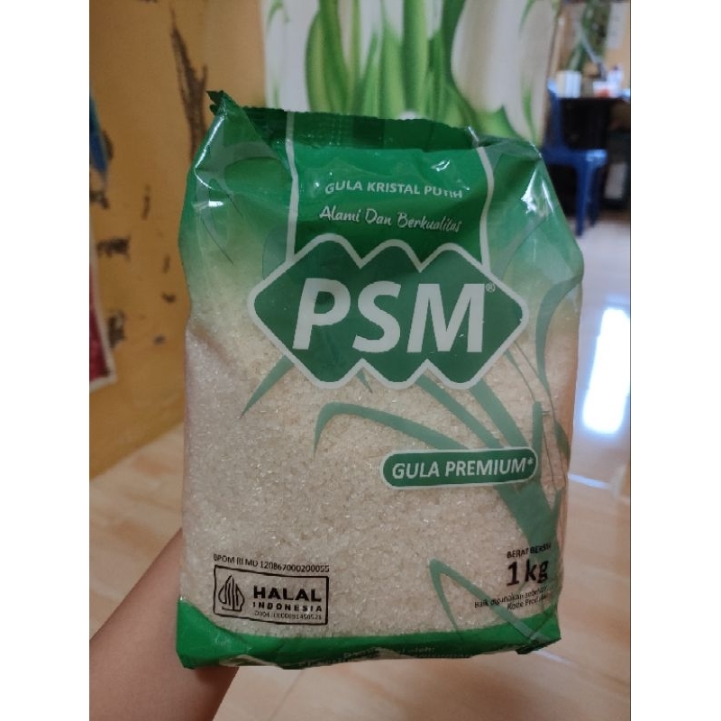 Jual Gula Pasir PSM 1 kg | Gula Putih Kristal Premium | Shopee Indonesia