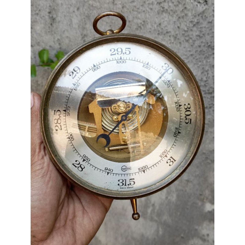 Jual barometer kapal kuningan antik jadul vintage made in germany ...