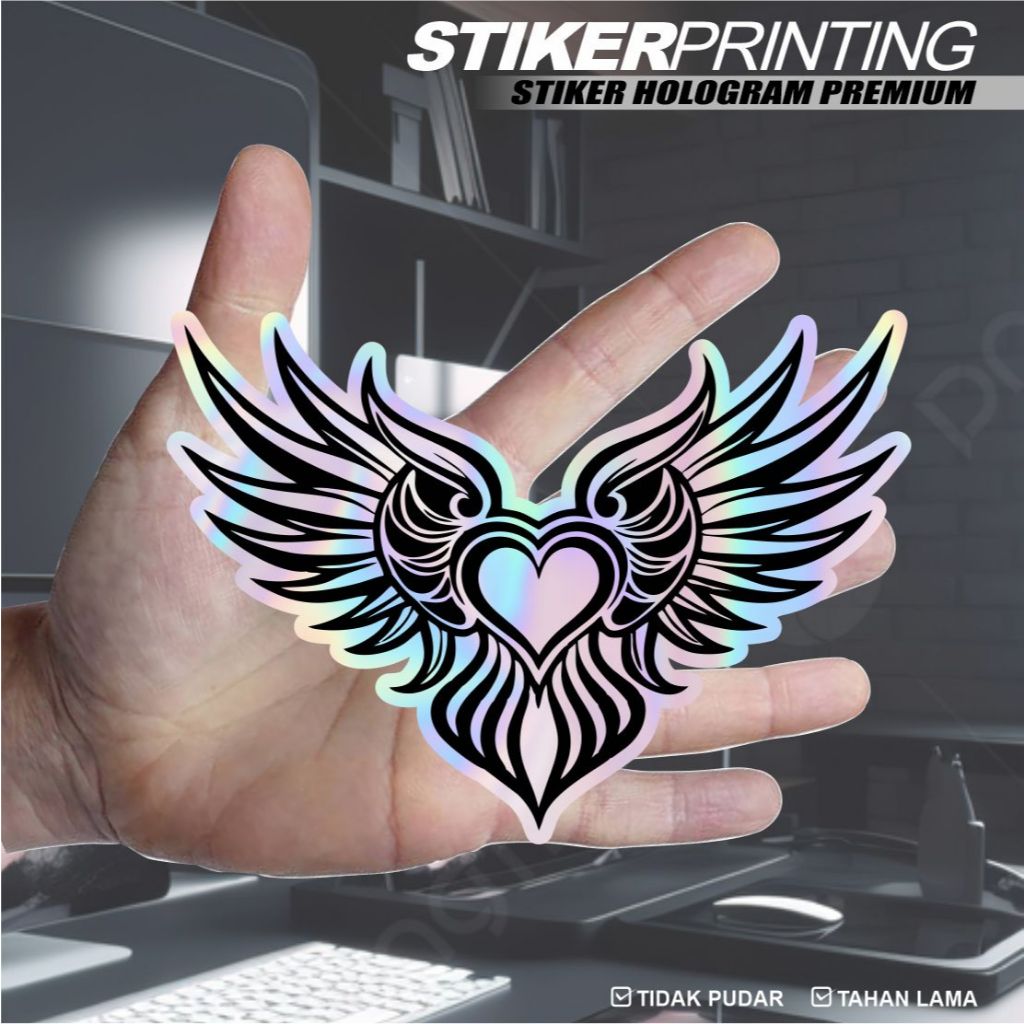 Jual Stiker printing hologram wings keren dan berkualitas | Shopee ...