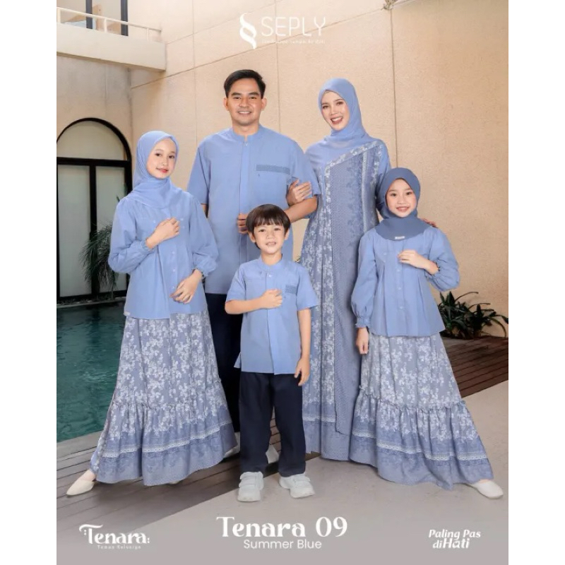 Jual TENARA 09 SUMMER BLUE || SARIMBIT KELUARGA ORIGINAL SEPLY | Shopee ...