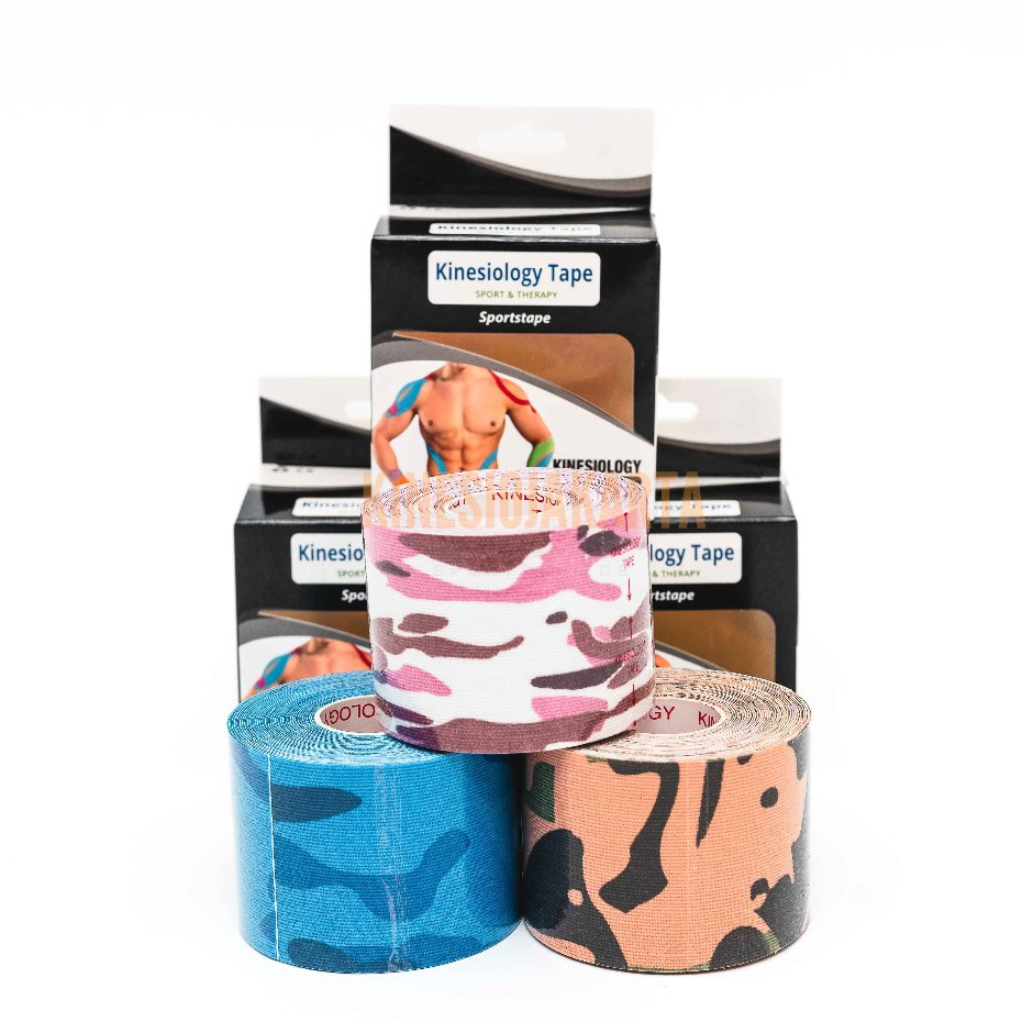 Jual KINESIO TAPE / TAPING / KINESIOLOGY TAPE 5CM X 5M CAMO EDITION | Shopee Indonesia