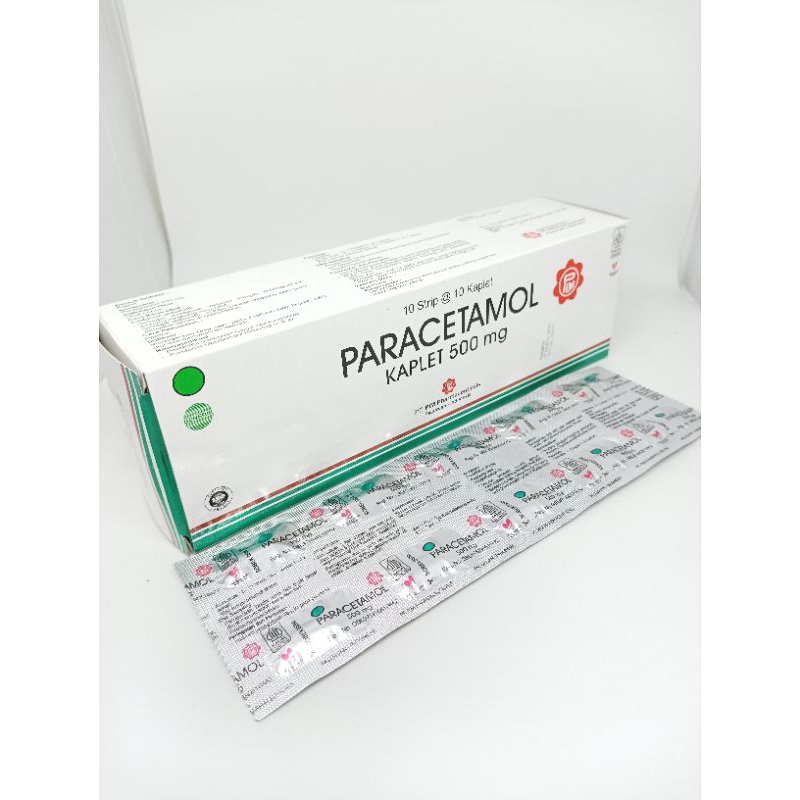 Jual PARACETAMOL 500MG TABLET GENERIK / PCT PIM / PER STRIP 10 TAB ...
