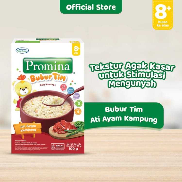 Jual PROMINA Bubur Tim Ati Ayam Kampung 100 gr / Bubur bayi | Shopee ...