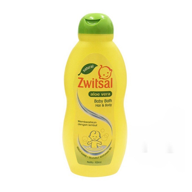 Jual ZWITSAL BABY BATH HAIR BODY 100 ML HIJAU | Shopee Indonesia