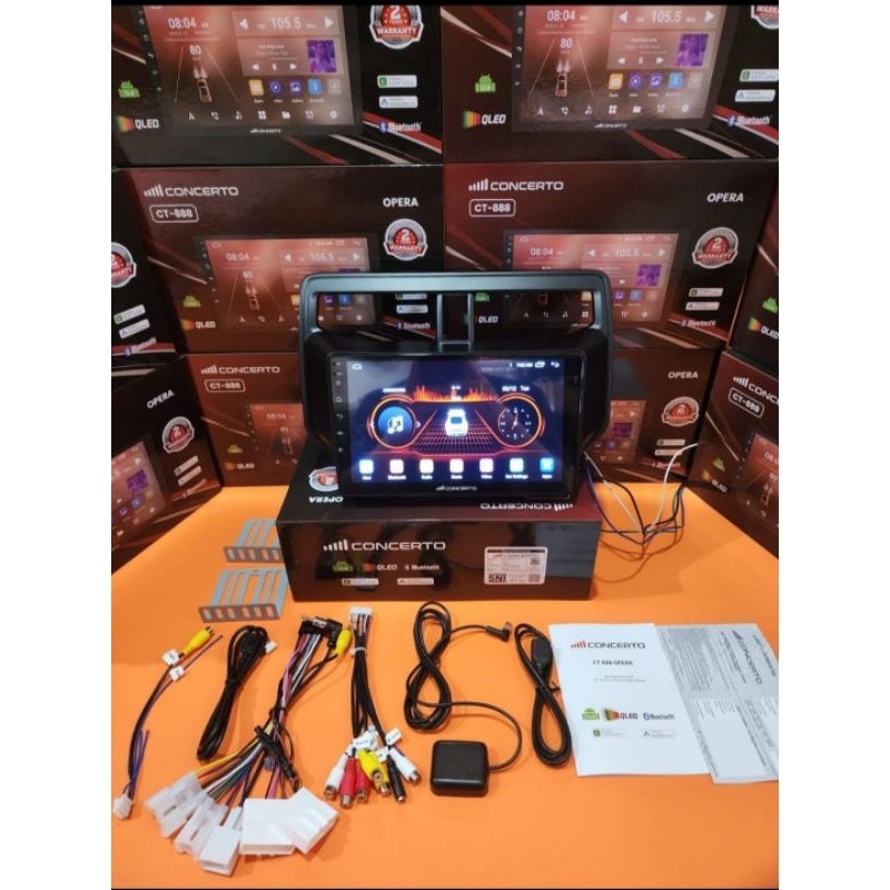 Jual head unit oem android 9 inch concerto ct-888 ram 2 rom 32 mobil ...