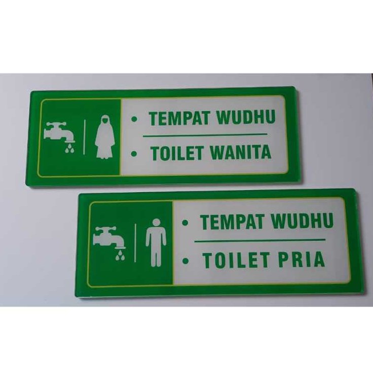 Jual Akrilik Tempat Wudhu Dan Toilet Pria, Akrilik Tempat Wudhu Dan ...