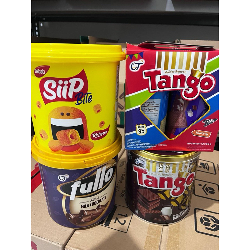 Jual Paket Bundling 2 Kue Kaleng Lebaran Tango Fullo Sip Murah | Shopee ...