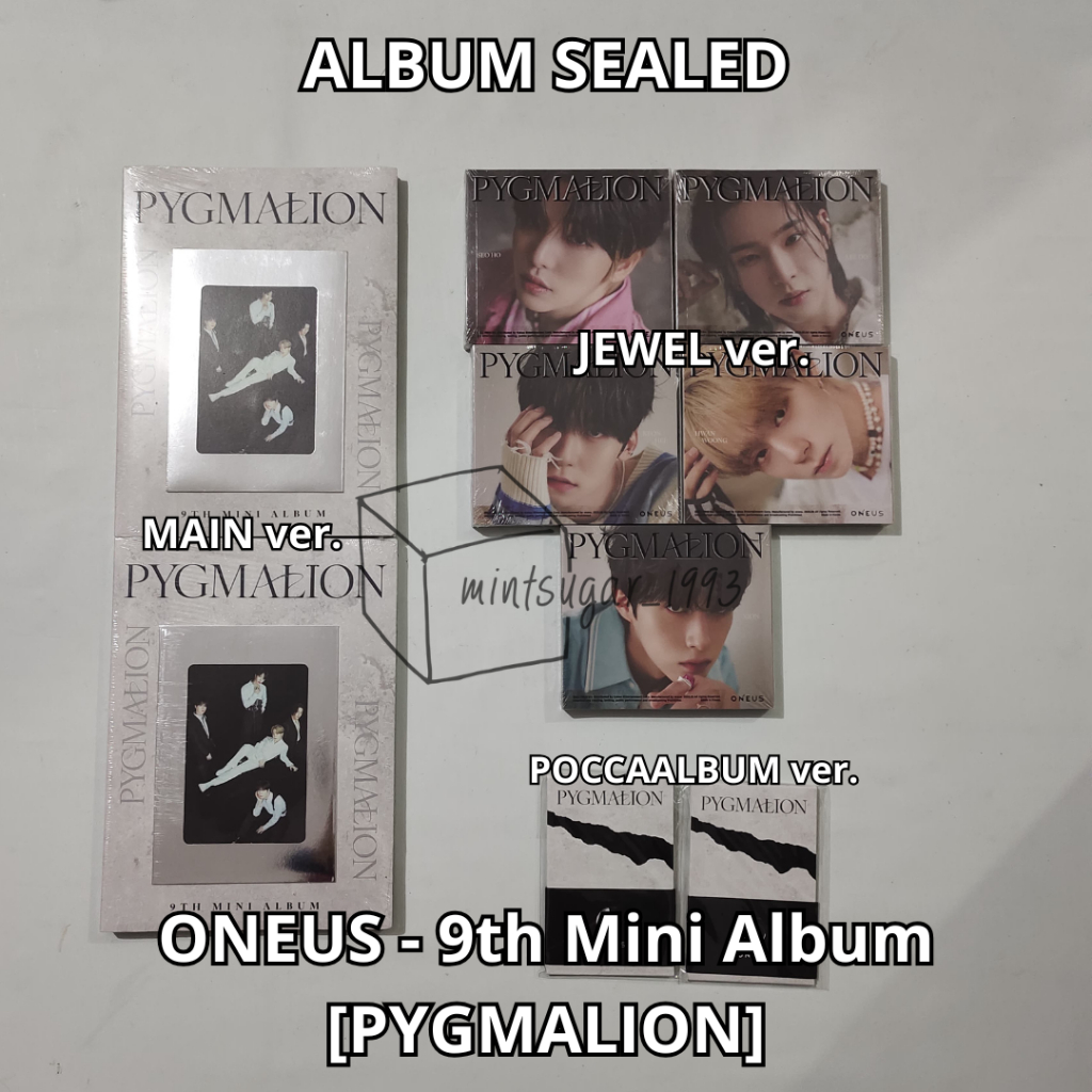 Jual [ READY OFFICIAL ] ONEUS - 9th Mini Album [ PYGMALION ] ( MAIN ver ...