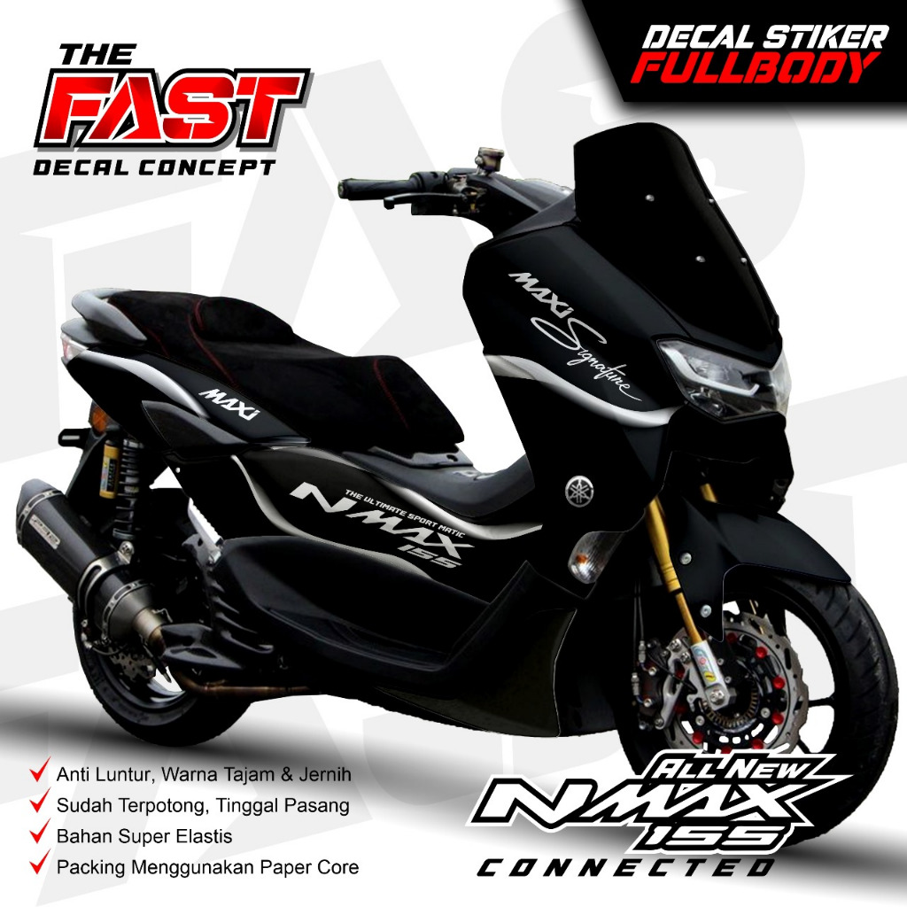 Jual (TERBARU) Decal Stiker Nmax New Stiker Yamaha Nmax 155 New ...