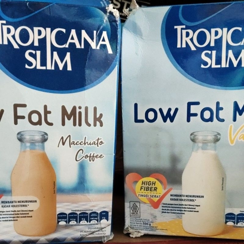 Jual Tropicana Slim Low Fat Milk 500 gram | Shopee Indonesia